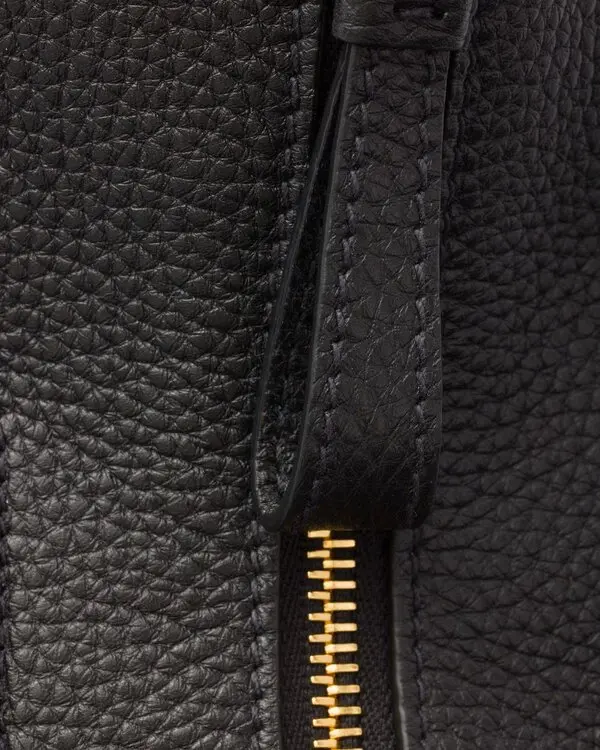 Prada Zip-up Handbag - Black