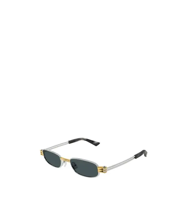 Bottega Veneta Rectangular Full-rim Sunglasses - Black