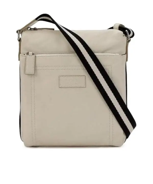 Bally Logo Shoulder Bag - Nude