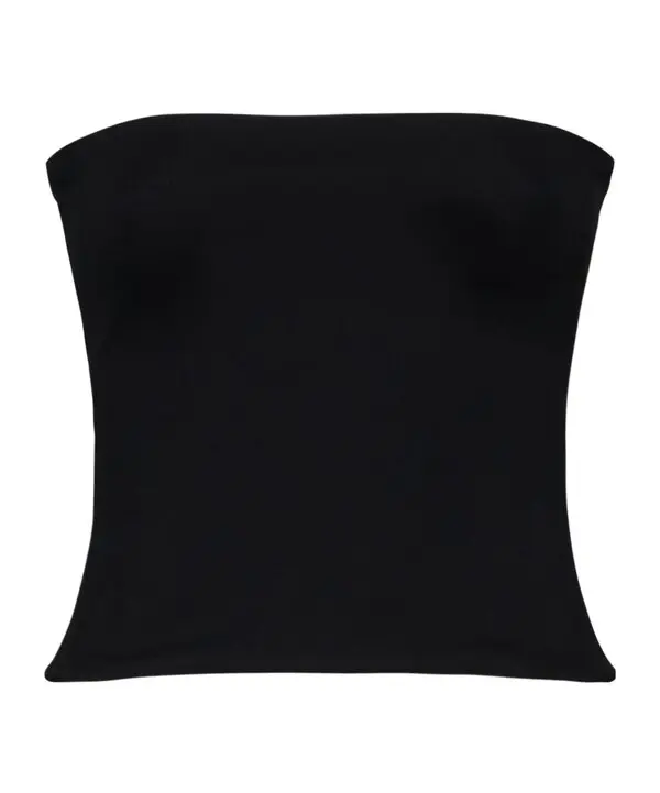 Wardrobe.NYC Strapless Stretch-jersey Tube Top - Black