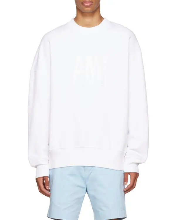 AMI Paris Tonal Logo-embroidered Sweatshirt