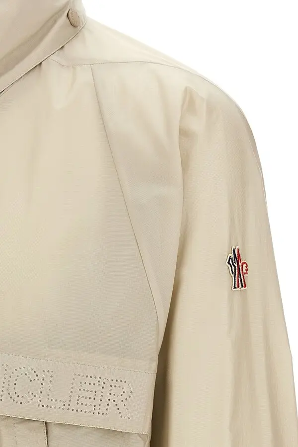 Moncler Negara Hooded Jacket - Cream