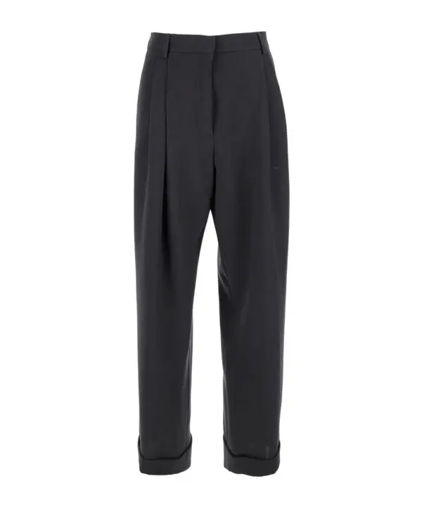 Dries Van Noten Belt Loop Casual Pants - Black