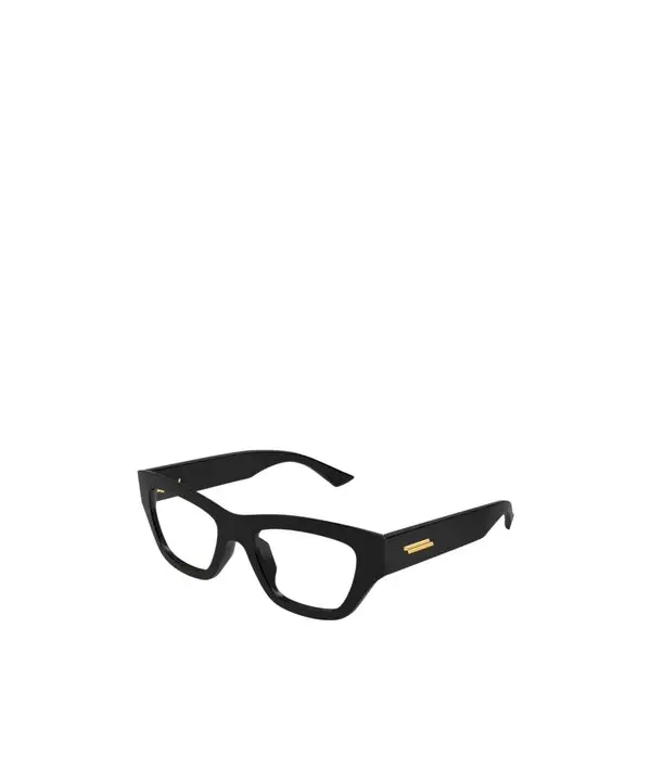 Bottega Veneta Rectangular Eyeglasses - Black