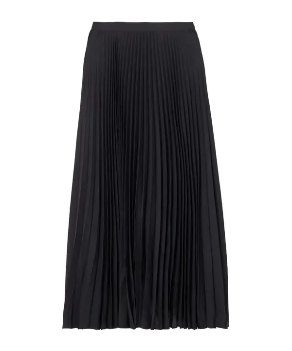 Wardrobe.NYC Pleated Midi Dress - Black