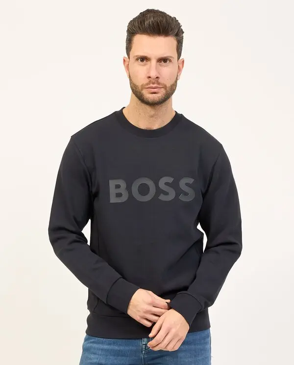 Hugo Boss Crewneck Sweatshirt With Logo Print