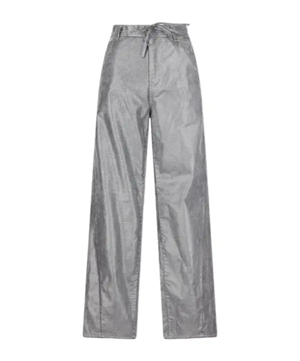 DARKPARK Drawstring Straight-leg Jeans - Gray