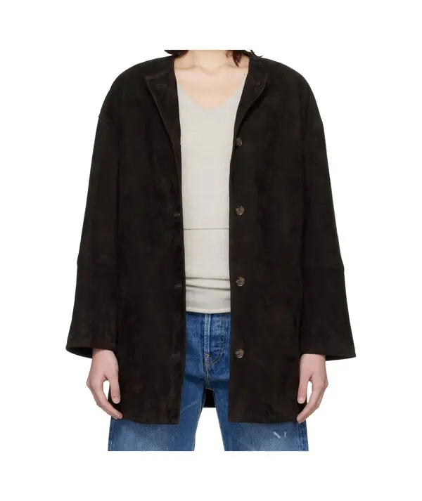 Loulou De Saison Waren Oval Coat - Black