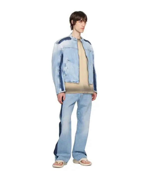 DIESEL® D-eros Mid-rise Straight-leg Jeans