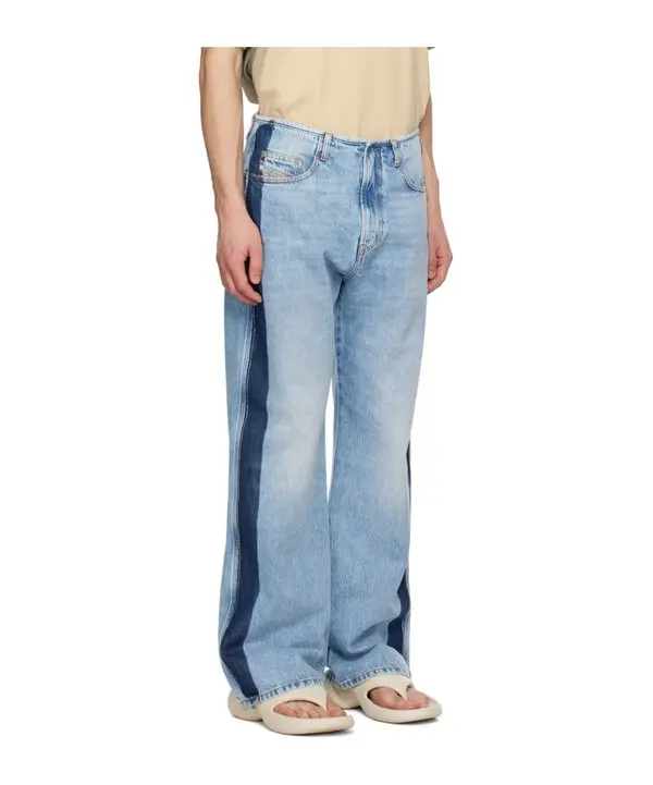 DIESEL® D-eros Mid-rise Straight-leg Jeans