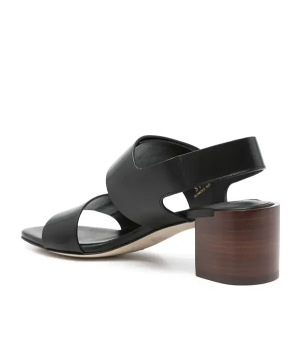 TOD'S Block Heel Sandals - Black
