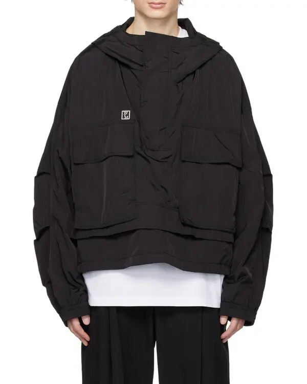 WOOYOUNGMI Spliced Casual Jacket - Black