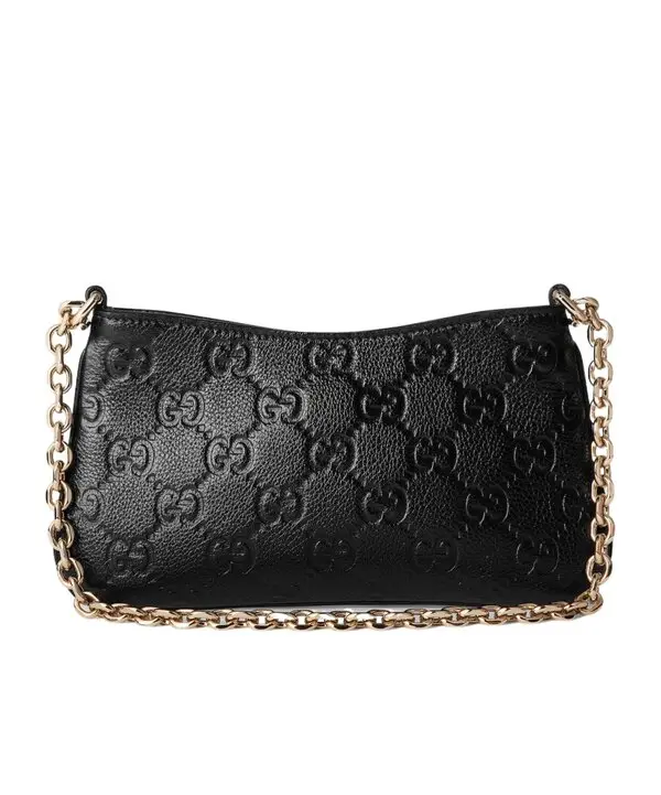 Gucci Gg Emblem Super Mini Shoulder Bag