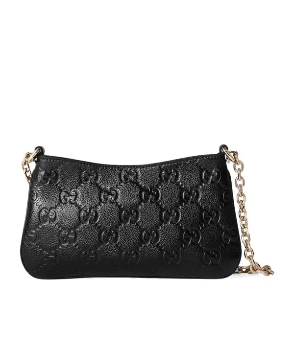 Gucci Gg Emblem Super Mini Shoulder Bag