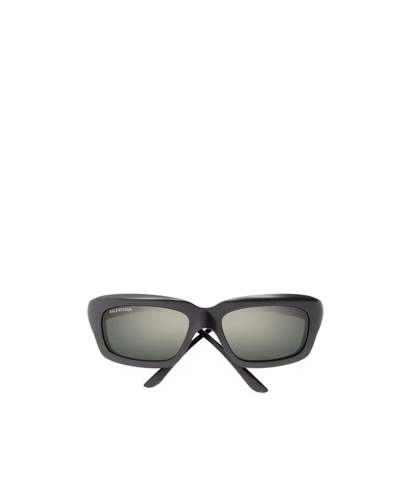 Balenciaga Rectangle Frame Sunglasses - Grey