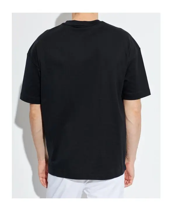 Giorgio Armani Logo Embroidered Crewneck T-shirt