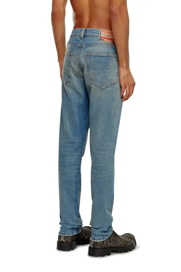 DIESEL® D-strukt 09h50 Mid-rise Slim-fit Jeans - Gray