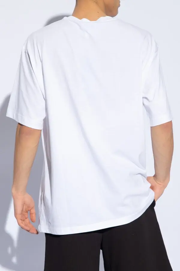Versace V-emblem Crewneck T-shirt - White