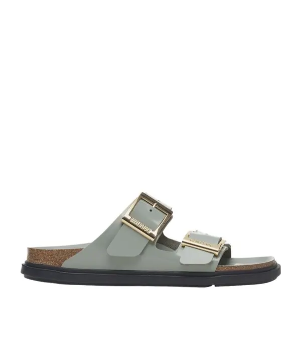 BIRKENSTOCK Karl Lagerfeld Arizona Droplet Buckle Sandals - Sage