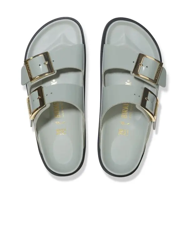 BIRKENSTOCK Karl Lagerfeld Arizona Droplet Buckle Sandals - Sage