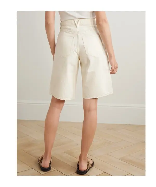 Veronica Beard Belt Loop Denim Shorts