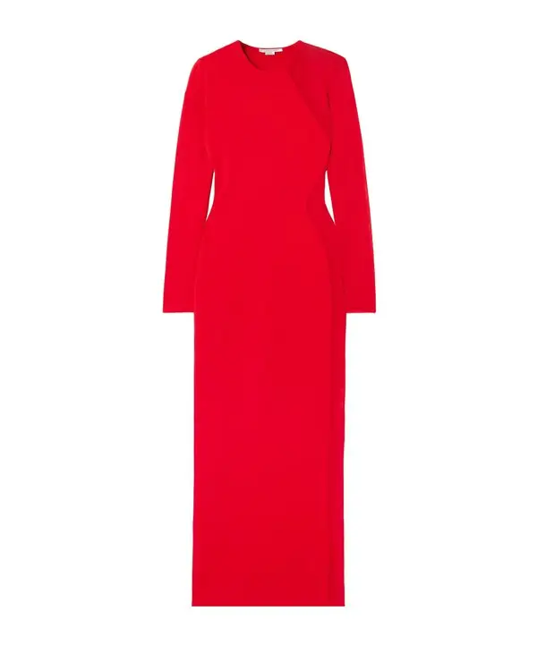 Stella McCartney Patchwork Knit Maxi Dress