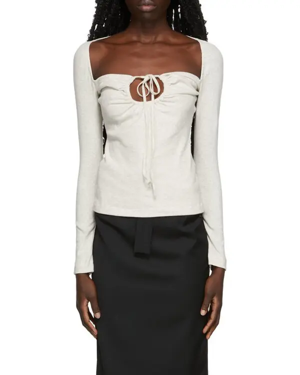Rosetta Getty Square Neck T-shirt