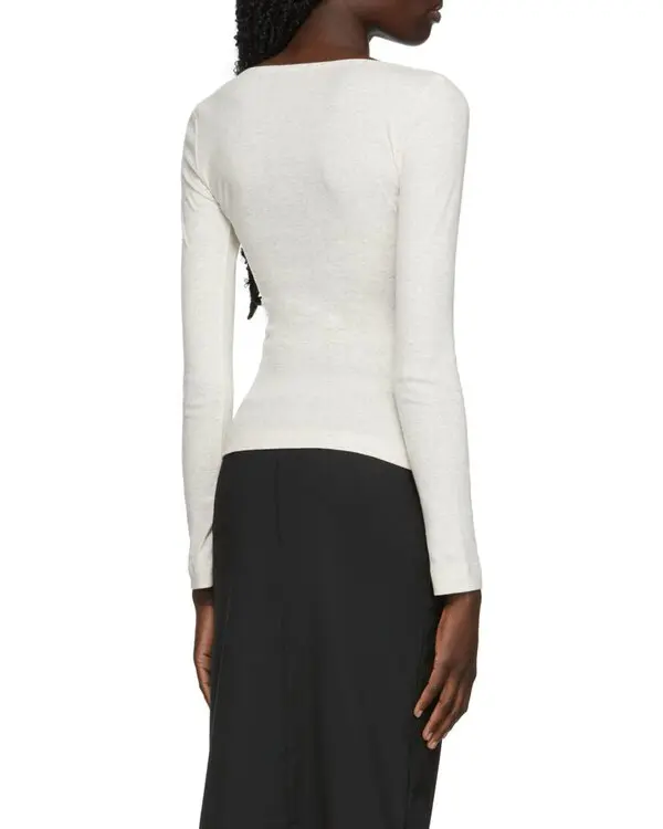 Rosetta Getty Square Neck T-shirt