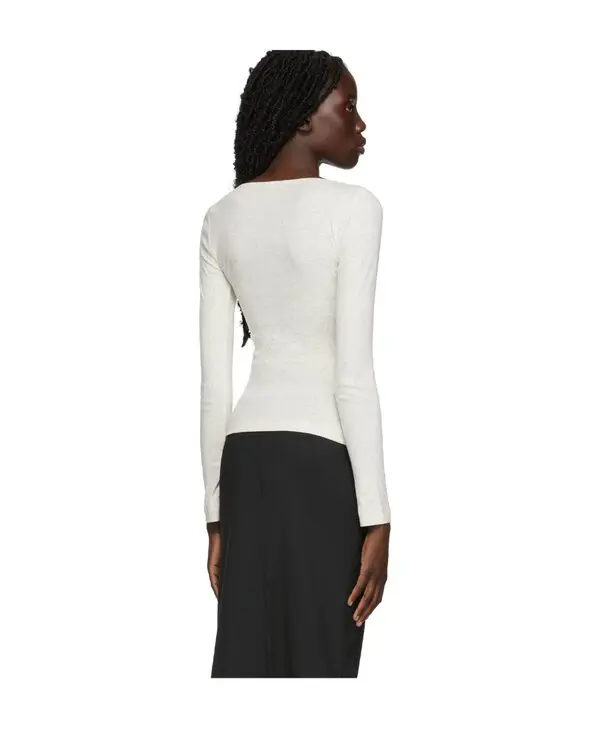 Rosetta Getty Square Neck T-shirt