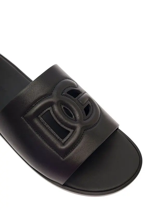 Dolce & Gabbana Dg Cut-out Detail Slides