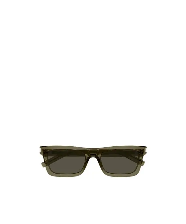 Saint Laurent Betty Rectangular Sunglasses - Green