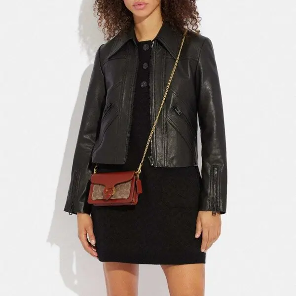 COACH Tabby Crossbody Bag With Chain Strap