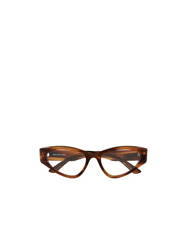 Balenciaga Cat Eye Frame Eyeglasses - Brown