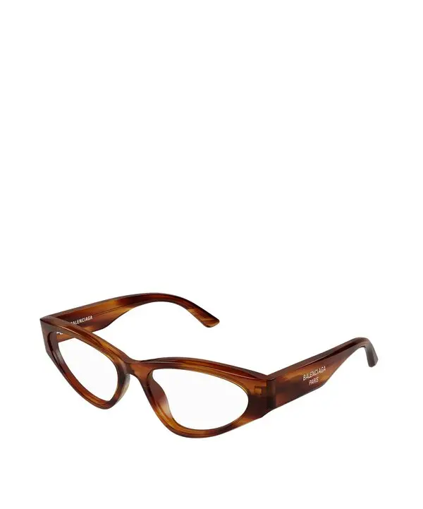Balenciaga Cat Eye Frame Eyeglasses - Brown