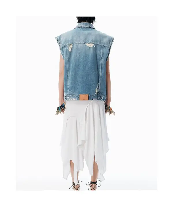 Alexander Wang Regen Denim Oversized Vest