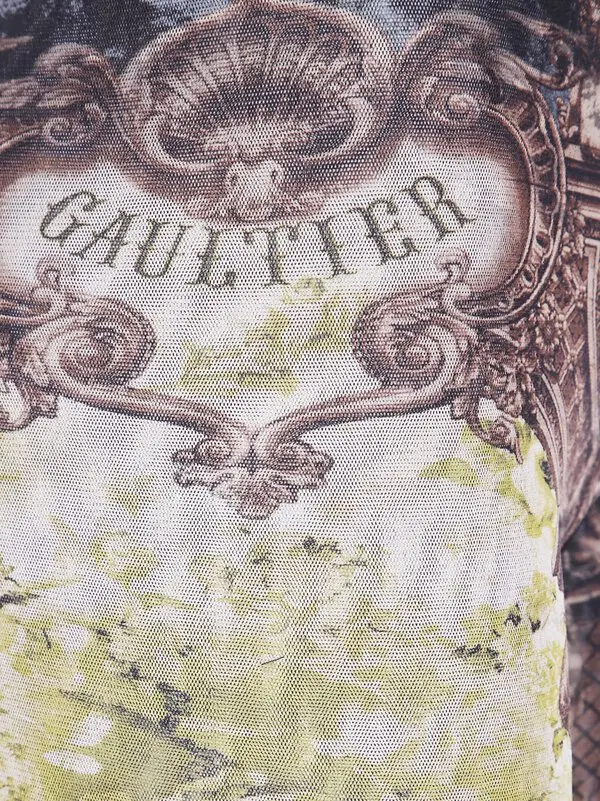 JEAN PAUL GAULTIER Printed Mesh Trousers