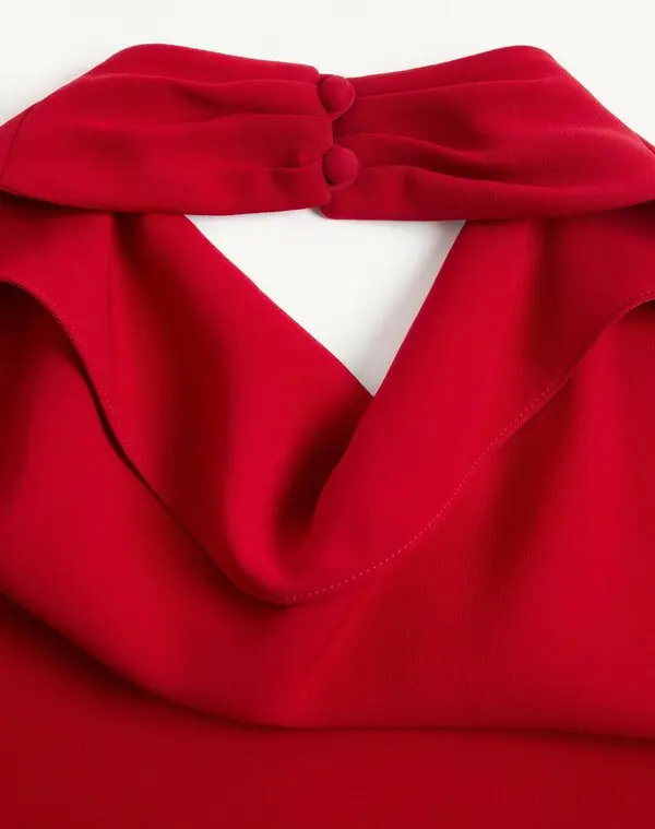 Valentino Garavani Sleeveless Open Back Mini Dress