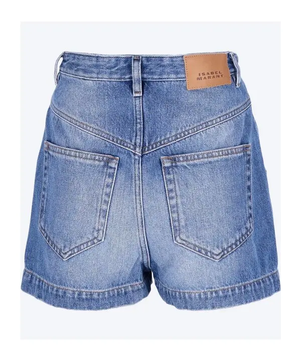 Isabel Marant Étoile Jovany Denim Shorts - Blue