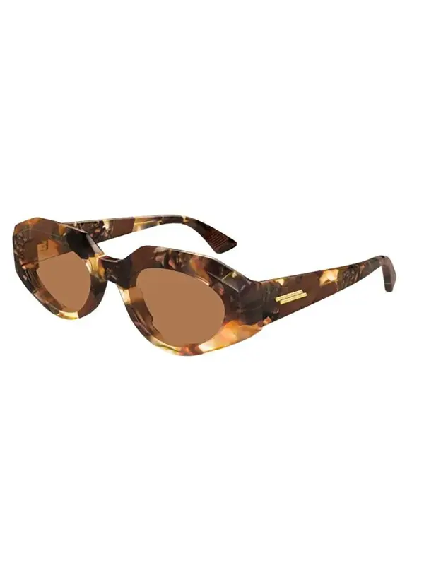 Bottega Veneta Oval Frame Sunglasses