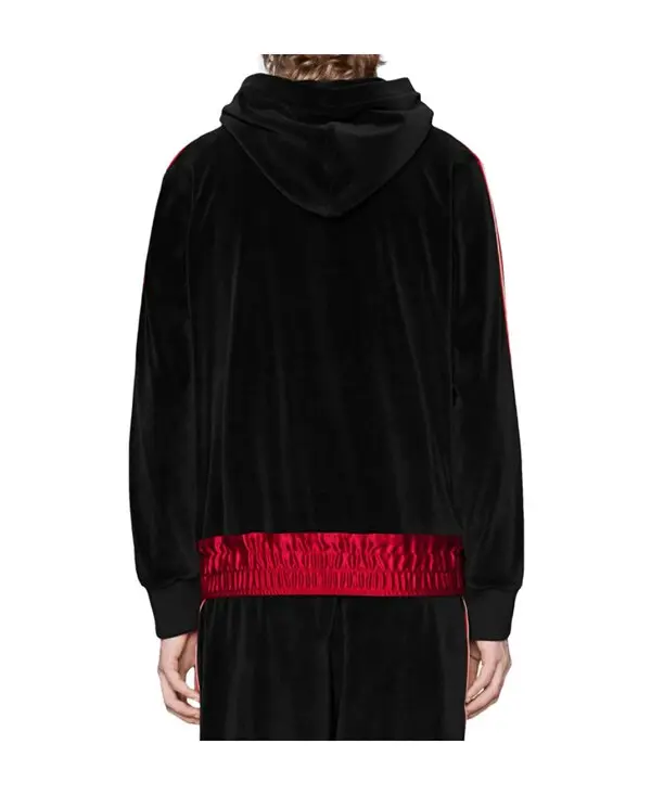 Gucci Embroidered Hooded Sports Sweater