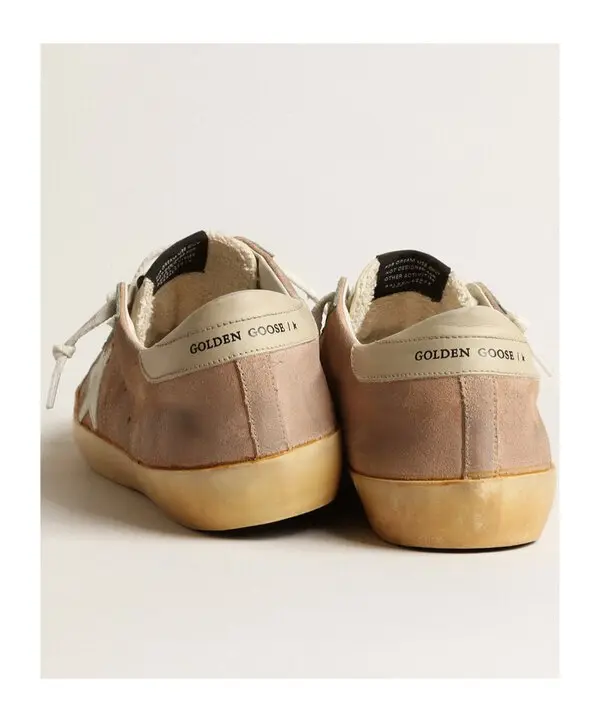 GOLDEN GOOSE Super-star Suede Sneakers - Nude