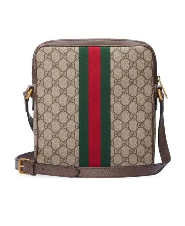 Gucci Ophidia Gg Small Messenger Bag - Beige/ebony
