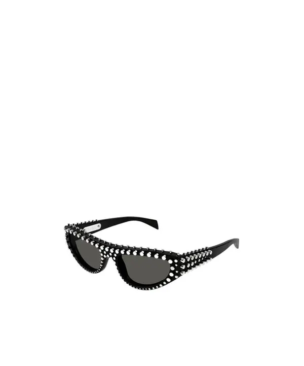 Gucci Gg1919s Studded Oval Sunglasses - Black