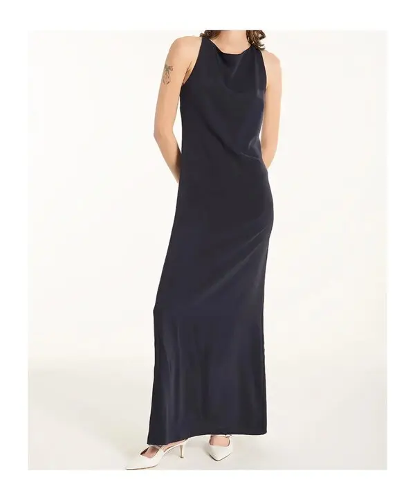 P.a.r.o.s.h Twist Detail Open Back Maxi Dress