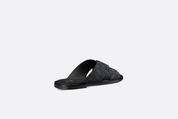 Dior Alias Jacquard Sandals - Black