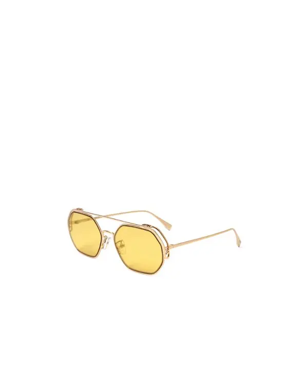 Fendi Geometric Frame Sunglasses