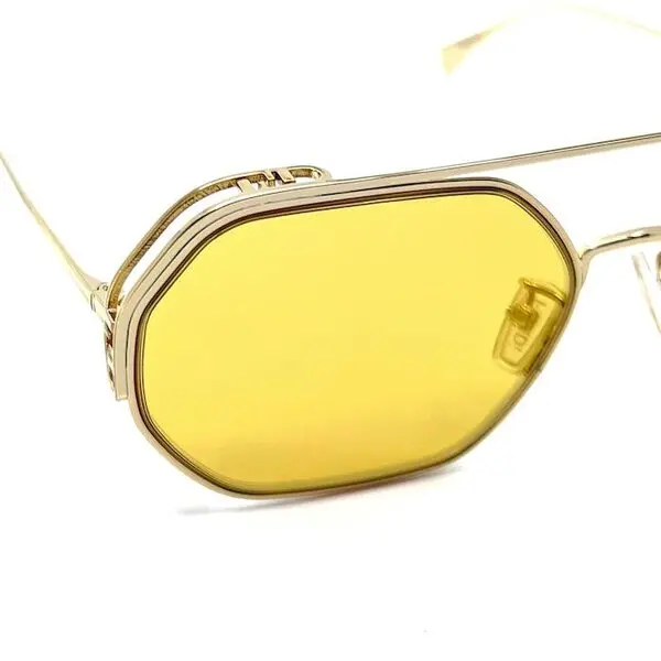 Fendi Geometric Frame Sunglasses