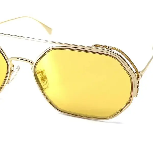 Fendi Geometric Frame Sunglasses