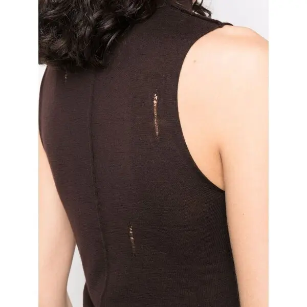 Amiri High Neck Cashmere Vest