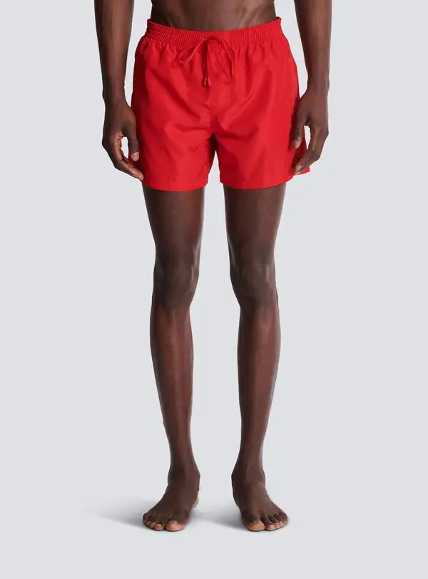 Balmain Paris Embroidered Swim Shorts